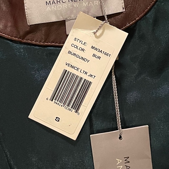 Andrew Marc | Jackets & Coats | Marc New York Venice Belted Burgundy ...